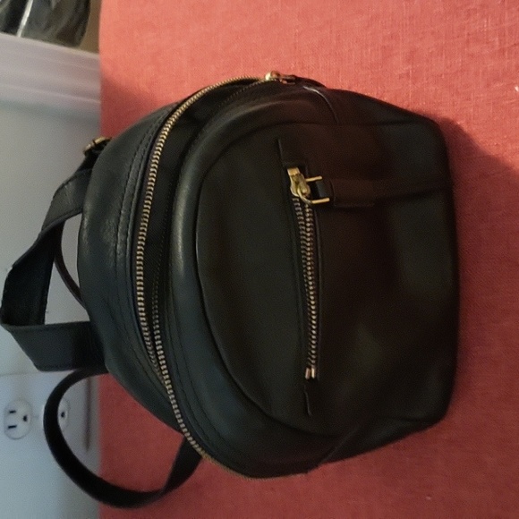 Bags | Fossil Mini Black Backpack | Poshmark